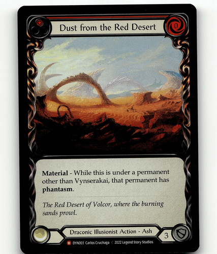 Flesh And Blood Dust from the Red Desert DYN003 FOIL Dynasty Majestic ...