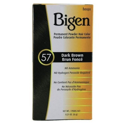 Bigen Powder Hair Color #57 Dark Brown (12 Pack) | eBay