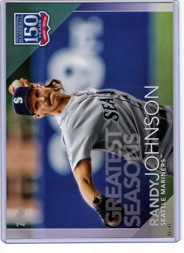 Randy Johnson 2019 Topps Update 150 Years of Professional Baseball 5x7 ...