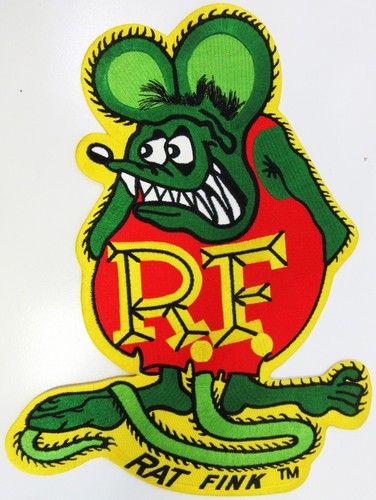 Rat Fink Green Color Patch - Large 12" by 9" | eBay
