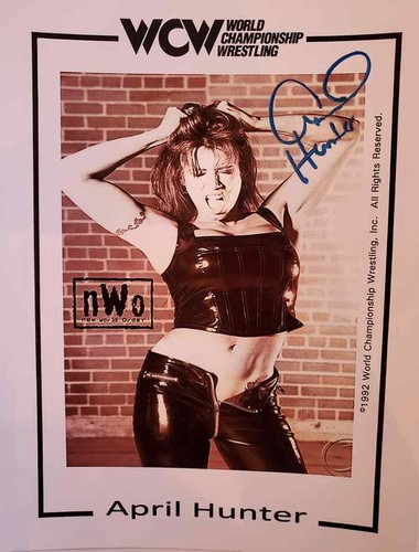 April Hunter Black & White NWO/WCW 8X10 Print | eBay