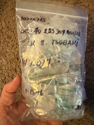 NEW LOT of 20 TSUBAKI Connecting 1" in 40ss Link Chain # RS40 RS 40 2SS ...