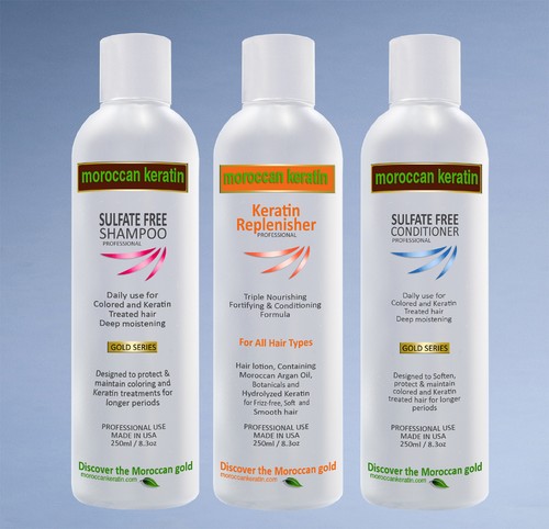Morrocan Keratin Triple Care Kit! Keratin Replenisher, Shampoo, and ...