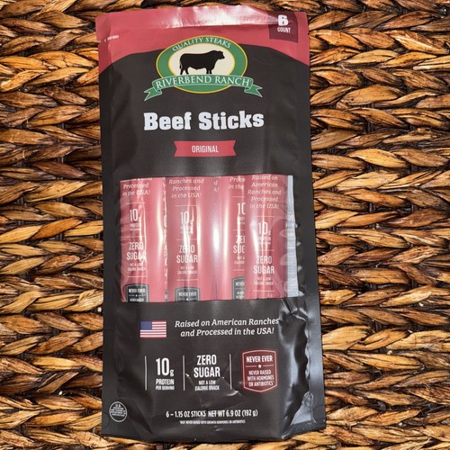 Riverbend Ranch Beef Sticks 6 Count New Zero Sugar | eBay