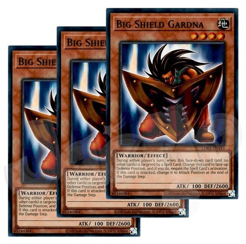 Yugioh - Big Shield Gardna x 3 - NM - Plus Free Holographic Card | eBay