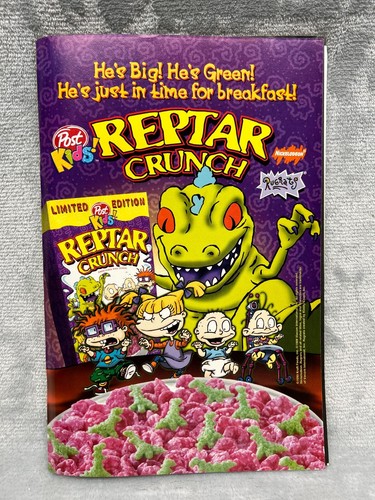 Rare Post Cereal REPTAR CRUNCH Rugrats Print Ad | eBay