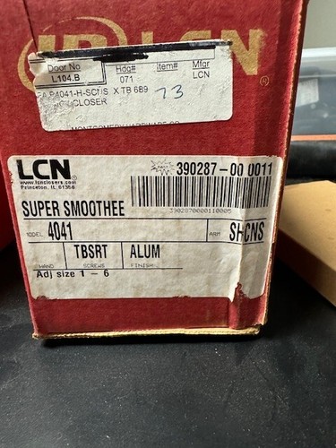 LCN 4041 SHCNS Door Closer | eBay