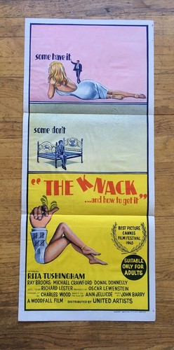 The Knack and How to Get It poster Australian 1965 Rita Tushingham Mod ...