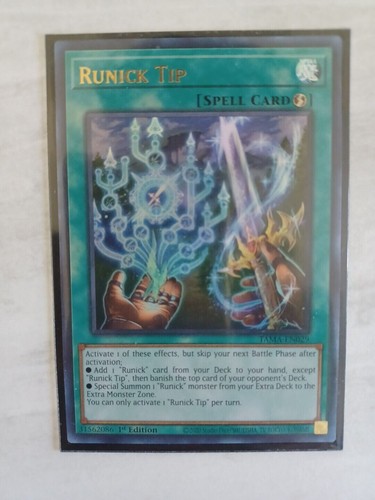 TAMA-EN029 RUNICK TIP ULTRA RARE NM 1ST EDITION | eBay
