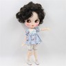 12" Factory blythe 1/6 BJD Turquoise Curly hair Custom matte face ...