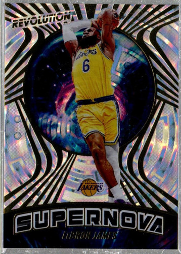 2021-22 Panini Revolution Supernova Fractal #5 LeBron James SP | eBay