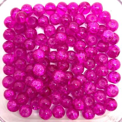 Hot Pink Beads for sale | eBay