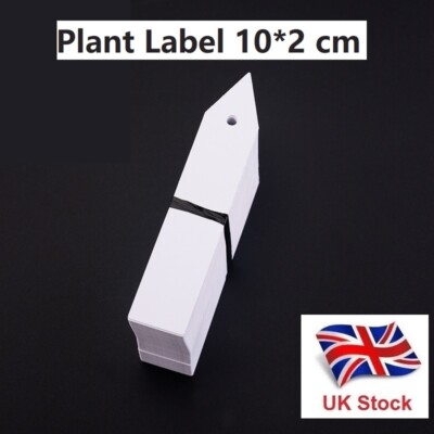 White Plastic Plant Labels for sale | eBay