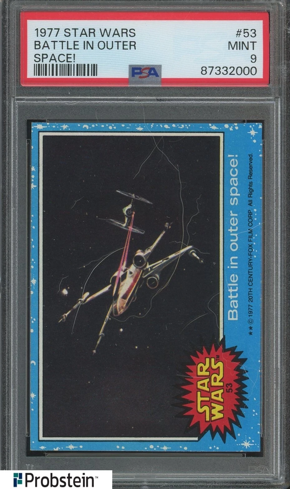 Battle in Outer Space! 1977 Topps #53 Base PSA 9 Price Guide - Sports ...