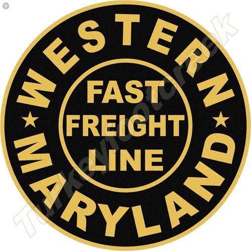 Western Maryland Fast Freight Line 18" Round Metal Sign | eBay