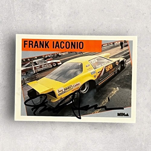 Frank Iaconio SUPER SHOPS 1989 MEGA PROMO #58 NHRA VINTAGE autographed ...