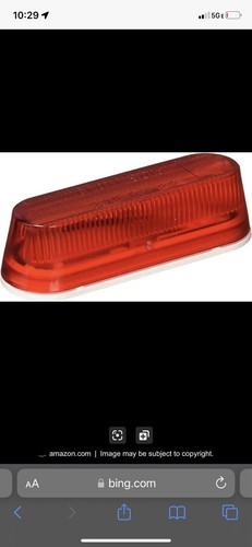 Grote 45252 RED Thin Line Single Bulb Trailer Clearance Marker Light | eBay