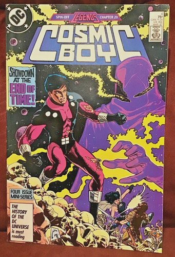 1986 DC Comics Cosmic Boy Showdown at the End of Time! #4 Comic Book | eBay