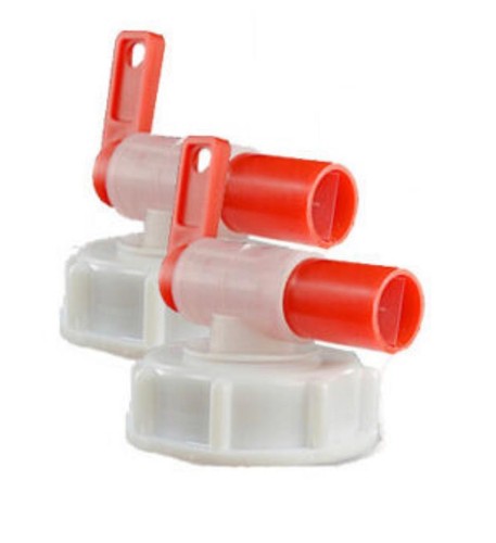 JERRY CAN DRUM TAP LIDS 61mm NECK FITS 20Lt & 25Lt CANS ON/OFF LEVER ...