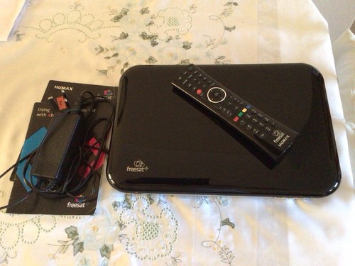 Humax Freesat Plus HD Recorder . Includes power supply & new remote ...