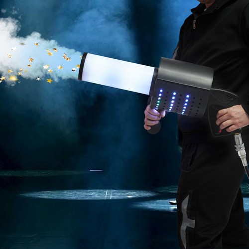 Handheld CO2 Jet machine Cannon Fogger RGB Smoke Gun LED CO2 Gun Stage ...