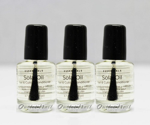 LOT 3 - CND Solar Oil Mini 0.125oz/ 3.7ml - Nail & Cuticle Conditioner ...