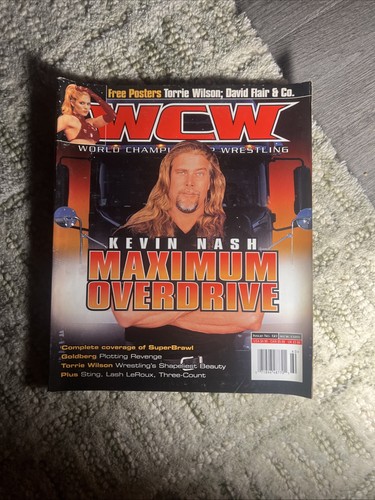 WCW Wrestling Magazine Issue No. 60 Kevin Nash Torrie Wilson *WITH ...