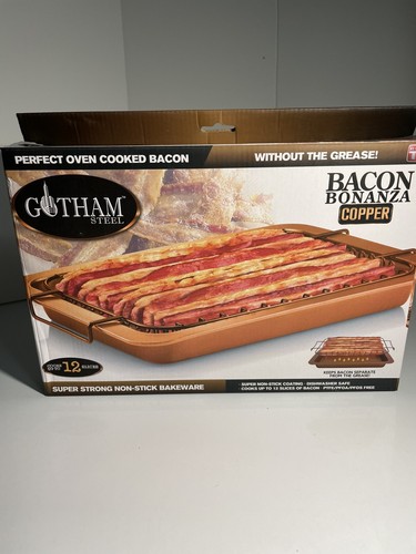 Gotham Steel Bacon Bonanza Copper Non-Stick Bacon Cooker. Item B9 | eBay