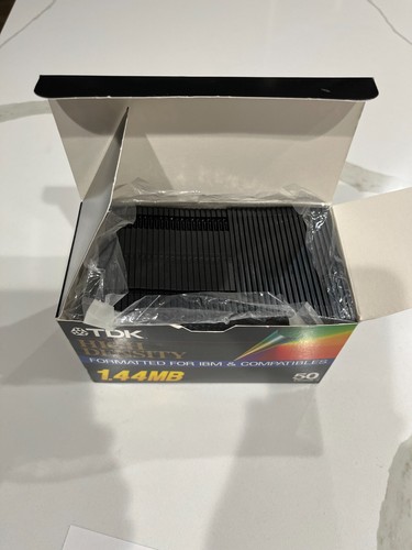 NEW Sealed - TDK 50pk Color High Density 3.5" HD 1.44MB Floppy Disks ...