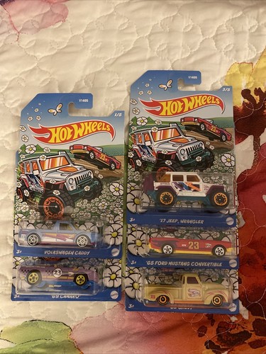 2023 Hot Wheels Spring Easter Set Volkswagon Camaro Jeep Mustang Chevy ...