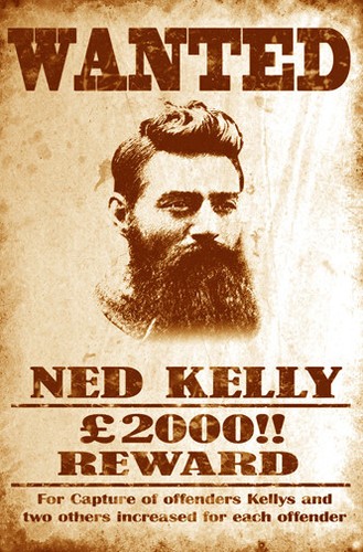 NED KELLY WANTED POSTER * LARGE A3 SIZE QUALITY CANVAS ART PRINT | eBay ...