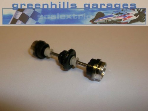 Greenhills Scalextric MG Metro 6R4 Rear Axle and Wheels Chrome Used ...