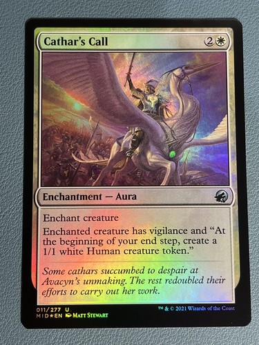 MTG Cathar's Call Foil Innistrad MID NM | eBay