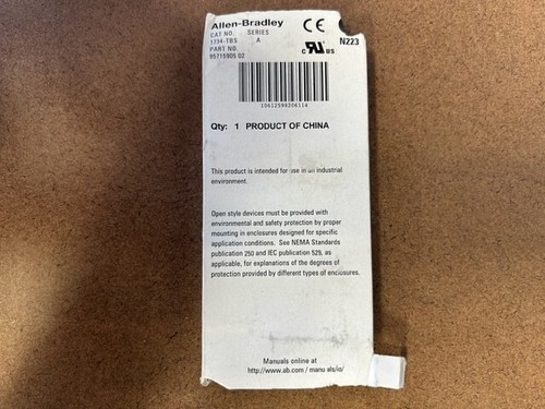 NEW Allen-Bradley 1734-TBS POINT I/O Module Terminal Base 8 Spring ...