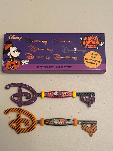 Disney`s Happy Halloween Mystery keys 2022-Lot of 2. Minnie & Donald ...