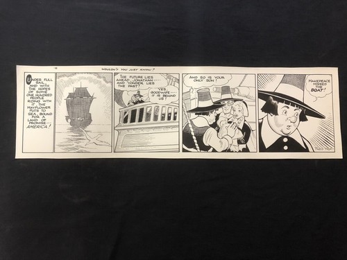 Fred Fox Original Daily Comic Strip Art #18- unpublished? | eBay
