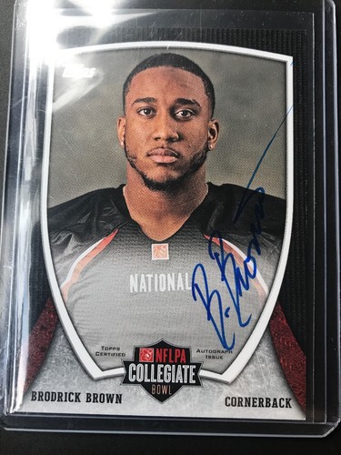 2013 Topps NFLPA Collegiate Bowl Autographs #72 Brodrick Brown | eBay