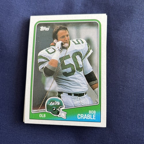 1988 Topps Football #312 Bob Crable New York Jets | eBay
