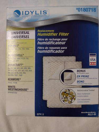 IDYLIS BestAir Wick Replacement Humidifier Filter #0180718 ALL1-ID New ...