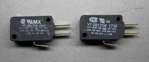 Micro Switch V7-2B17D8-201 Miniature Snap Action Switch Pack Lot of 2 ...
