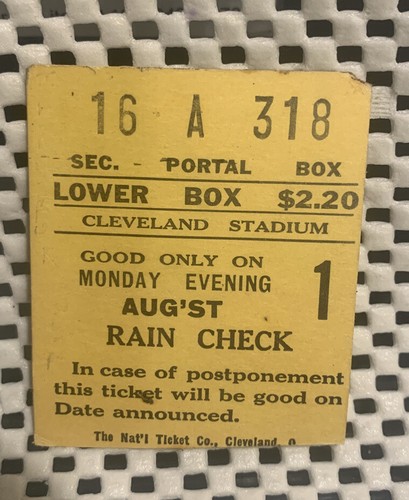 Johnny Risko Vs Tuffy Griffiths Cleveland Stadium boxing ticket stub ...