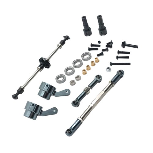 Upgrade RC Car Front Axle Kits for WPL B24 C14 C 24 Q60 1/16 Truck Car ...