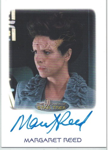 Women of Star Trek Arts and Images auto card Margaret Reed Margaret ...