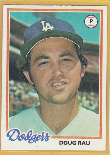 1978 TOPPS BASEBALL DOUG RAU #641 DODGERS EX+ *93175 | eBay