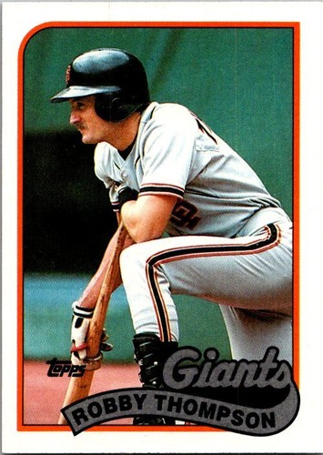 1989 Topps Baseball 15 Robby Thompson | eBay