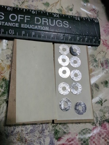 Lot Of 10 - 12mm X 4mm X 0.2mm Indium Washers | eBay