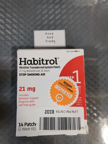 Habitrol Nicotine Transdermal System Stop Smoking Aid, Step 1 (21mg) Ex ...