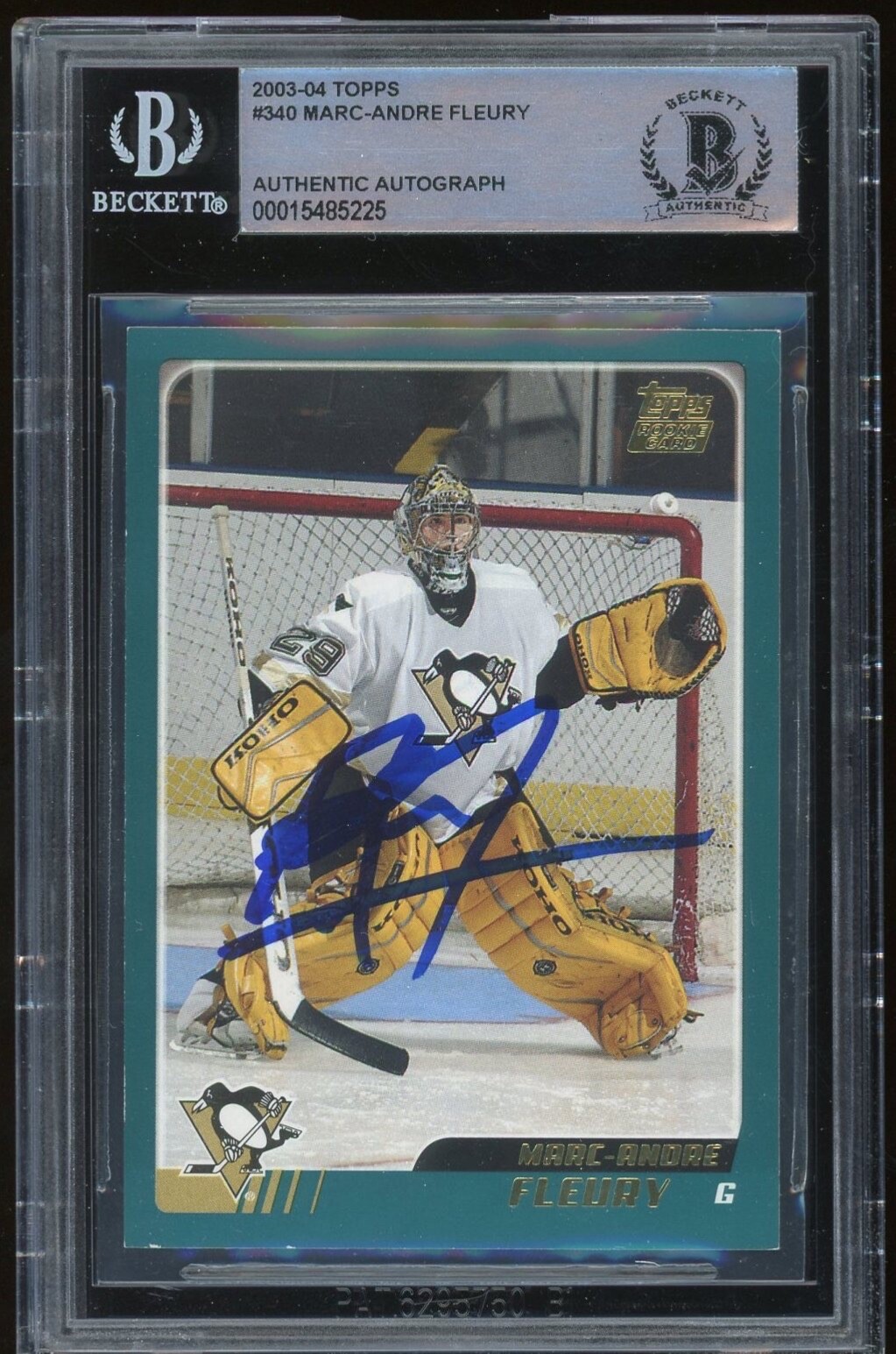 Marc-Andre Fleury Autographed Memorabilia | Signed Photo, Jersey ...