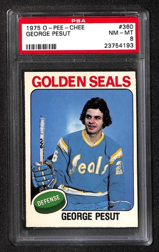 1975 O-PEE-CHEE #360 George Pesut PSA 8 NM-MT 23754193 | eBay