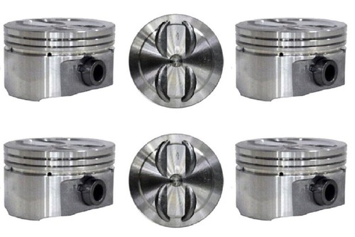 Chevrolet 262 4.3L V6 Enginetech Hypereutectic Dish Top Pistons (6 ...